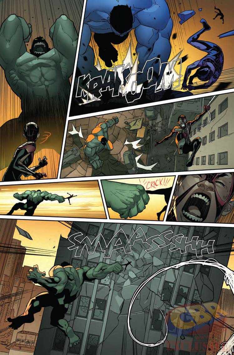 EXCLUSIVE: Miles Battles the Hulk in "Spider-Man" #7 Preview