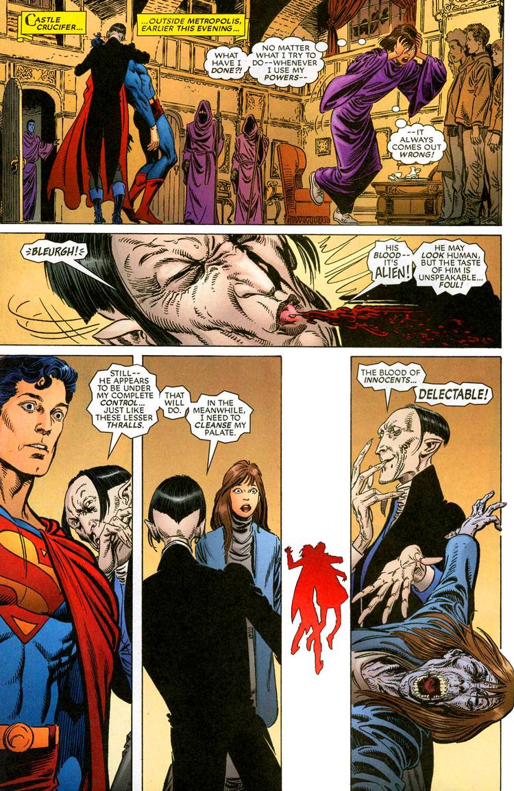 Has Superman Ever Been Turned Into a Vampire?