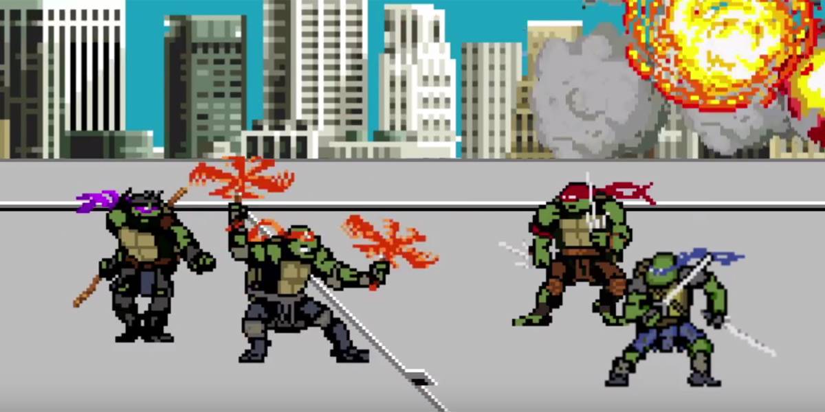 TMNT: Out of the Shadows Gets an 8-Bit Makeover
