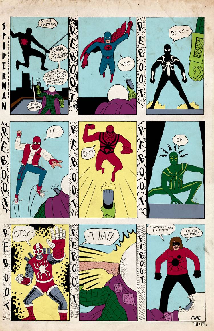 The Line It Is Drawn - Comic Book Characters: Redesigned!