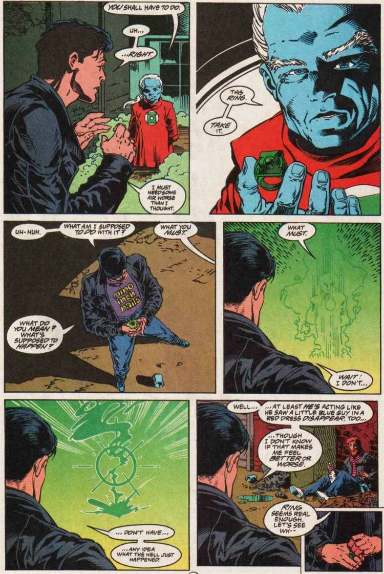 Was Hal Jordan Wearing a Villain's Ring During Emerald Twilight?