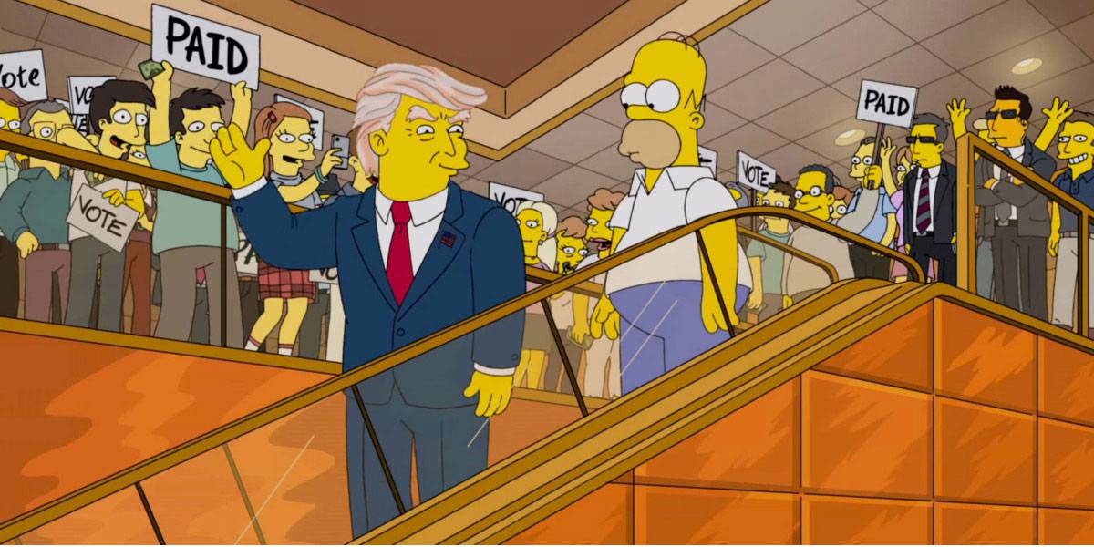 Disney+ Curates a 'Simpsons Predict the Future' Playlist