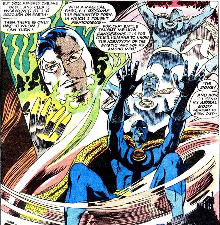 Why Did Doctor Strange Used to Wear a Full Face Mask?
