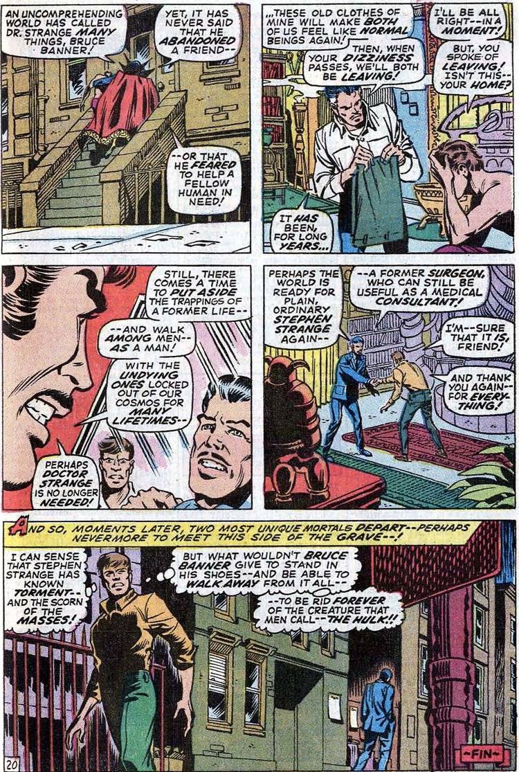 Why Did Doctor Strange Used to Wear a Full Face Mask?