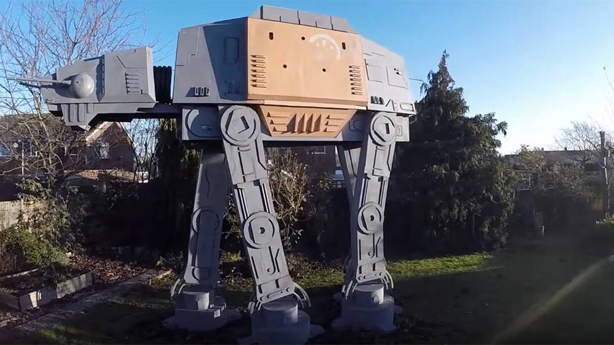 Massive AT-ACT Custom Playset Is Every Star Wars Fan's Dream Hangout