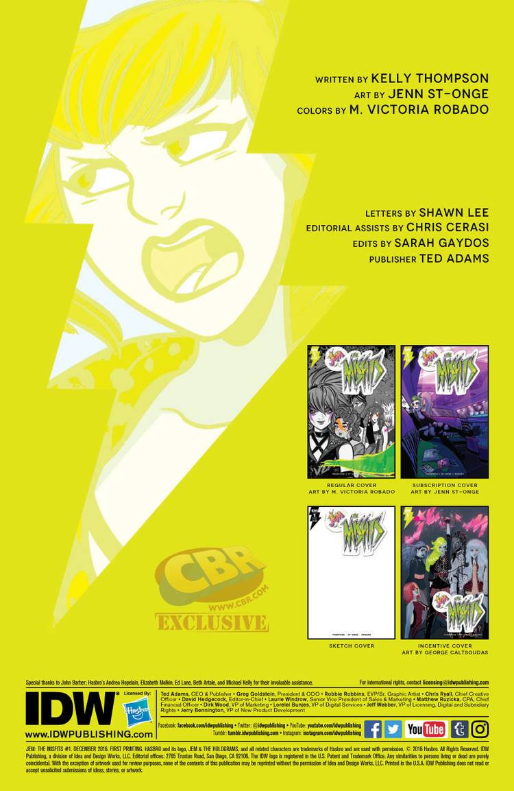Jem: The Misfits #1 (EXCLUSIVE PREVIEW)