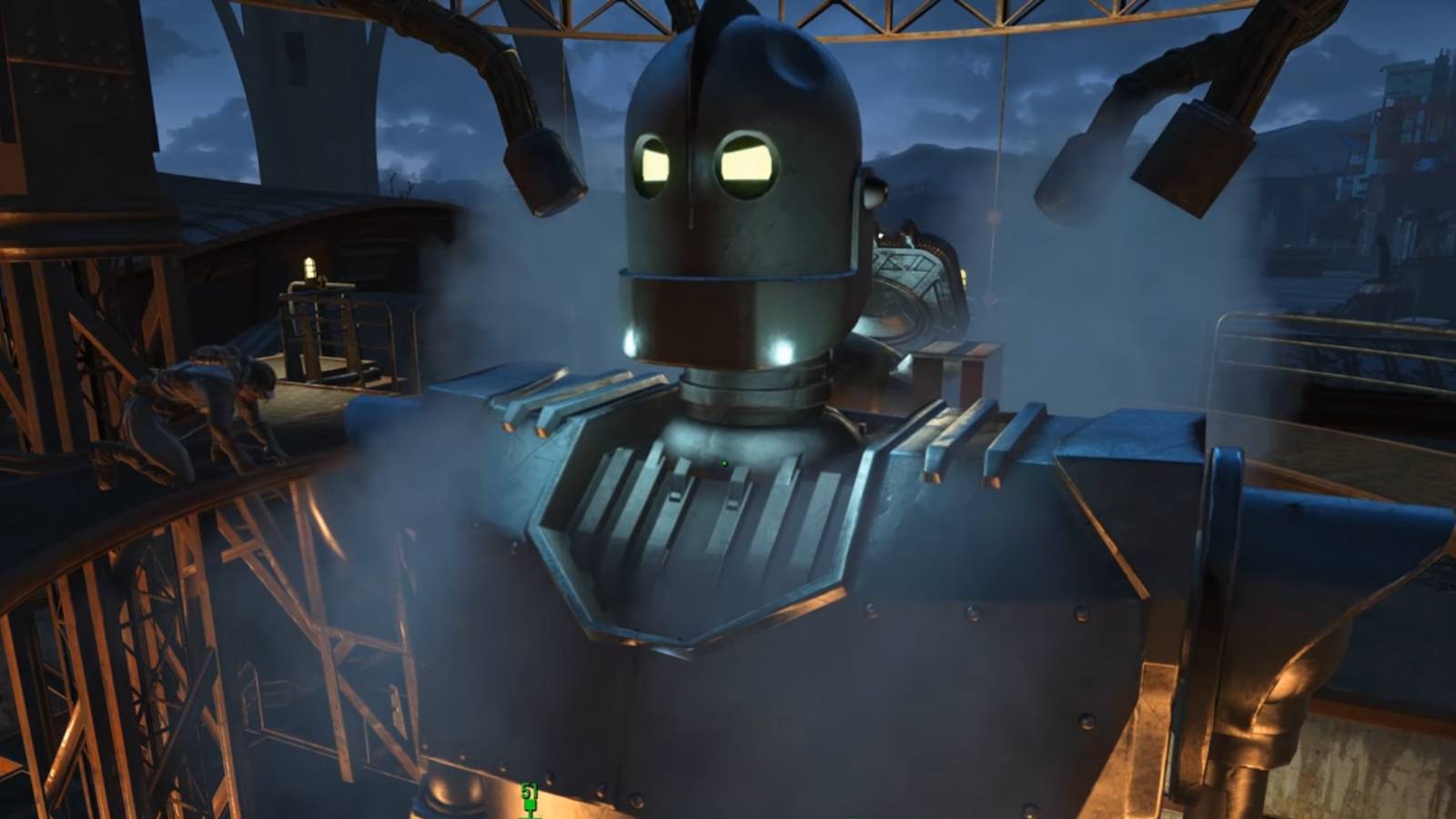 The Iron Giant Goes On a Rampage in This Fallout 4 Mod