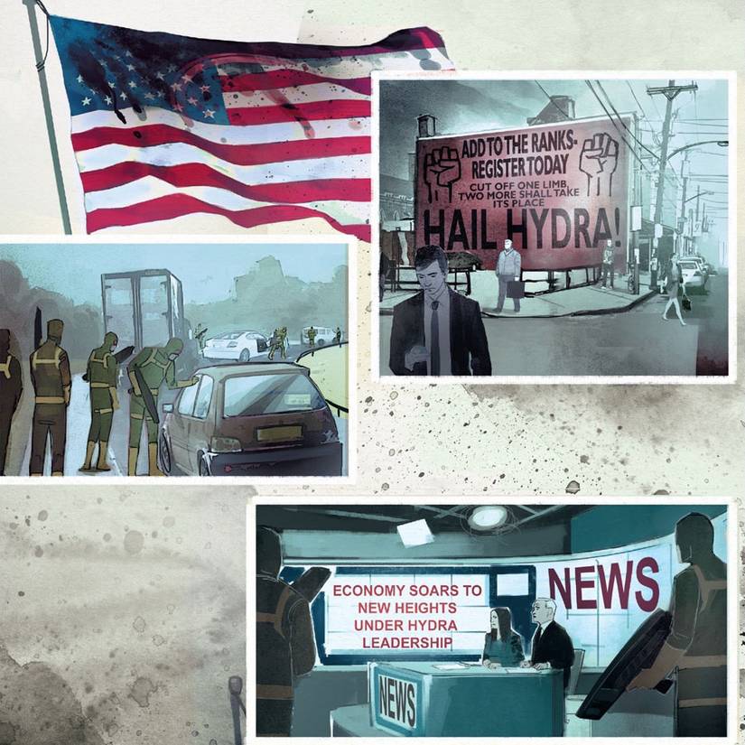 Marvel Reveals Chilling Vision of Captain America's Secret Empire