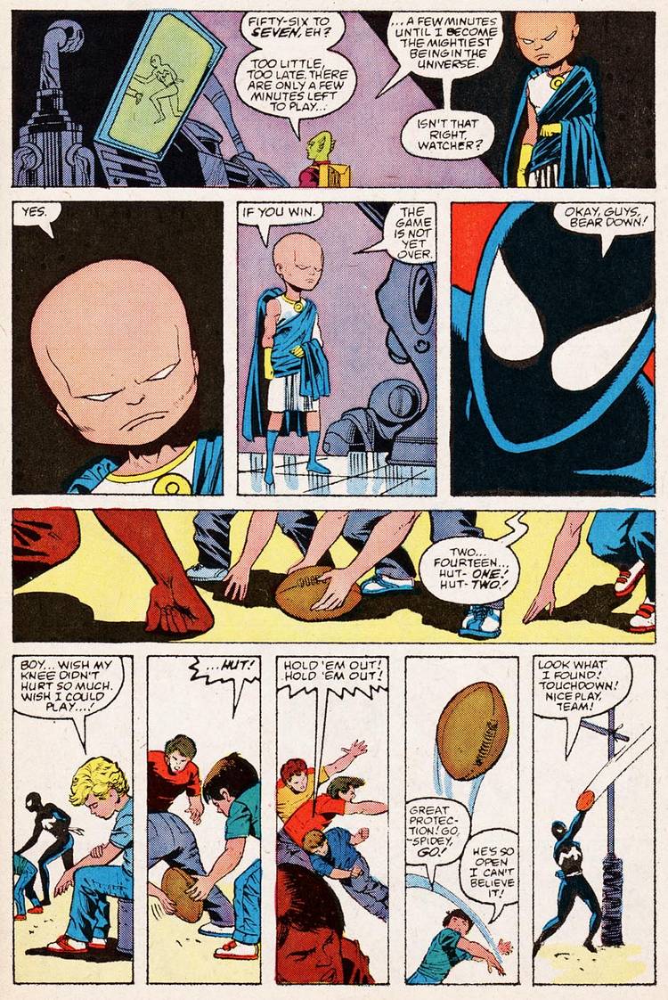 That Time Spider-Man Won a Football Game to Save the Universe