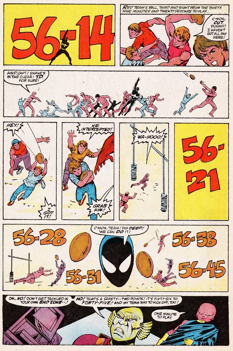 That Time Spider-Man Won a Football Game to Save the Universe