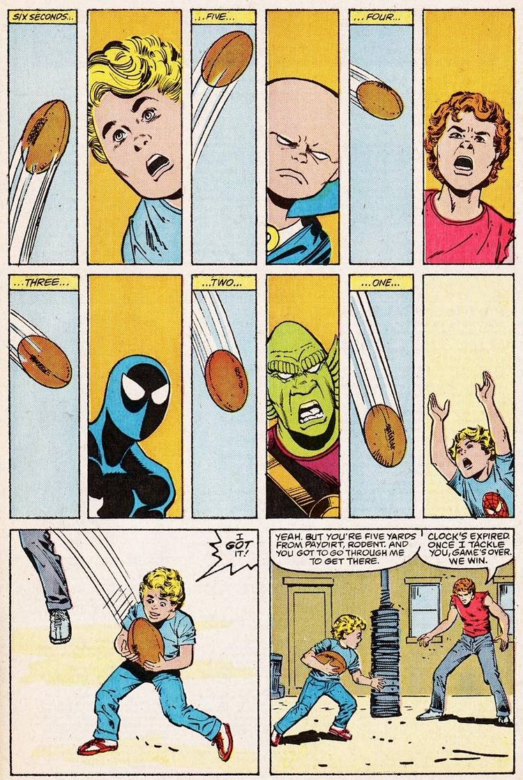 That Time Spider-Man Won a Football Game to Save the Universe