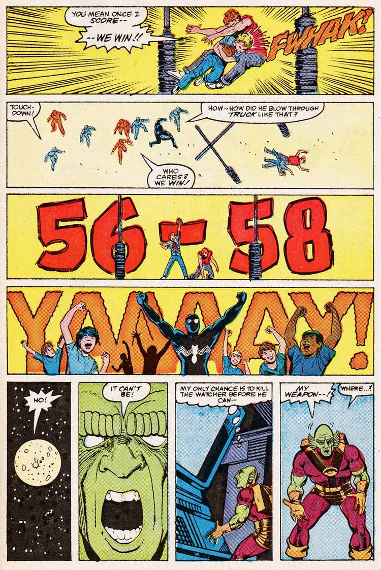 That Time Spider-Man Won a Football Game to Save the Universe