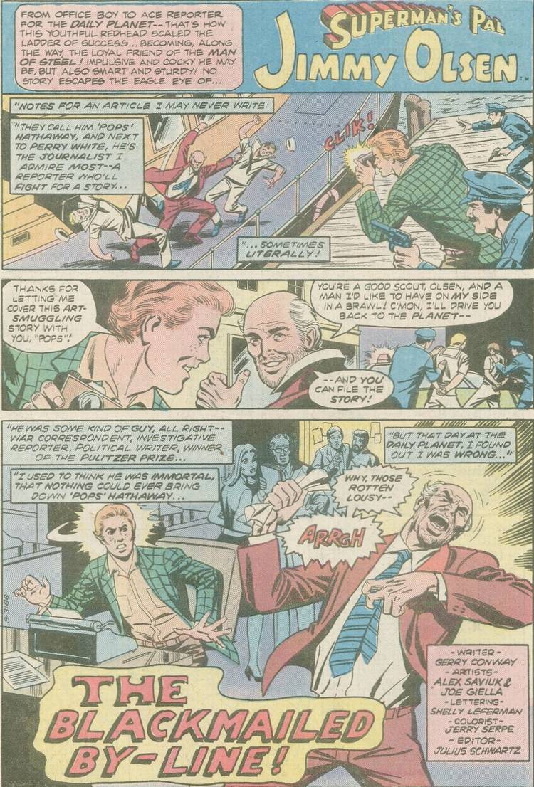 When Did Jimmy Olsen Become a Photographer?