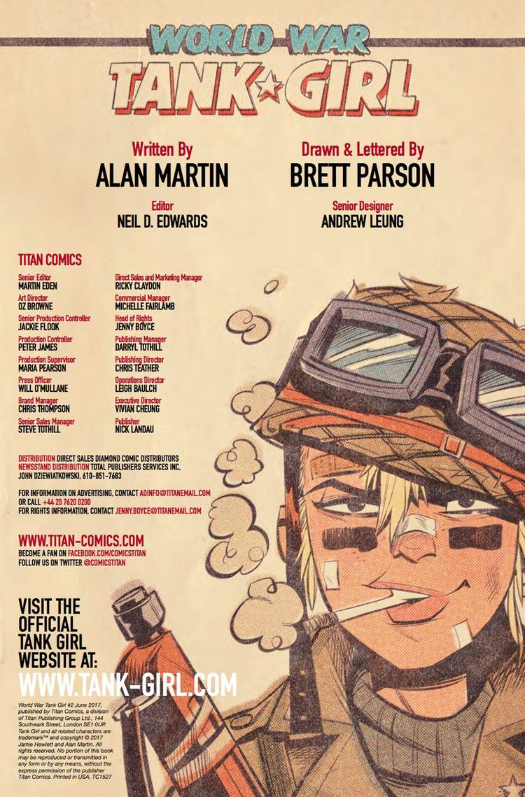 Tank Girl: World War Tank Girl #2