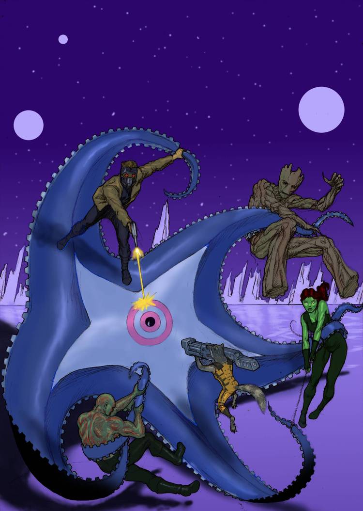 Line it is Drawn: Guardians of the Galaxy Mash-Ups!