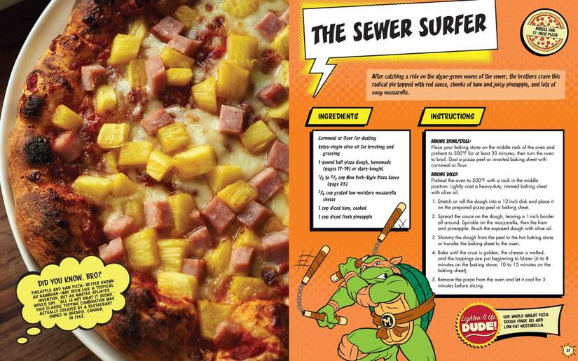 Cowabunga! Teenage Mutant Ninja Turtles Have a Pizza Cookbook