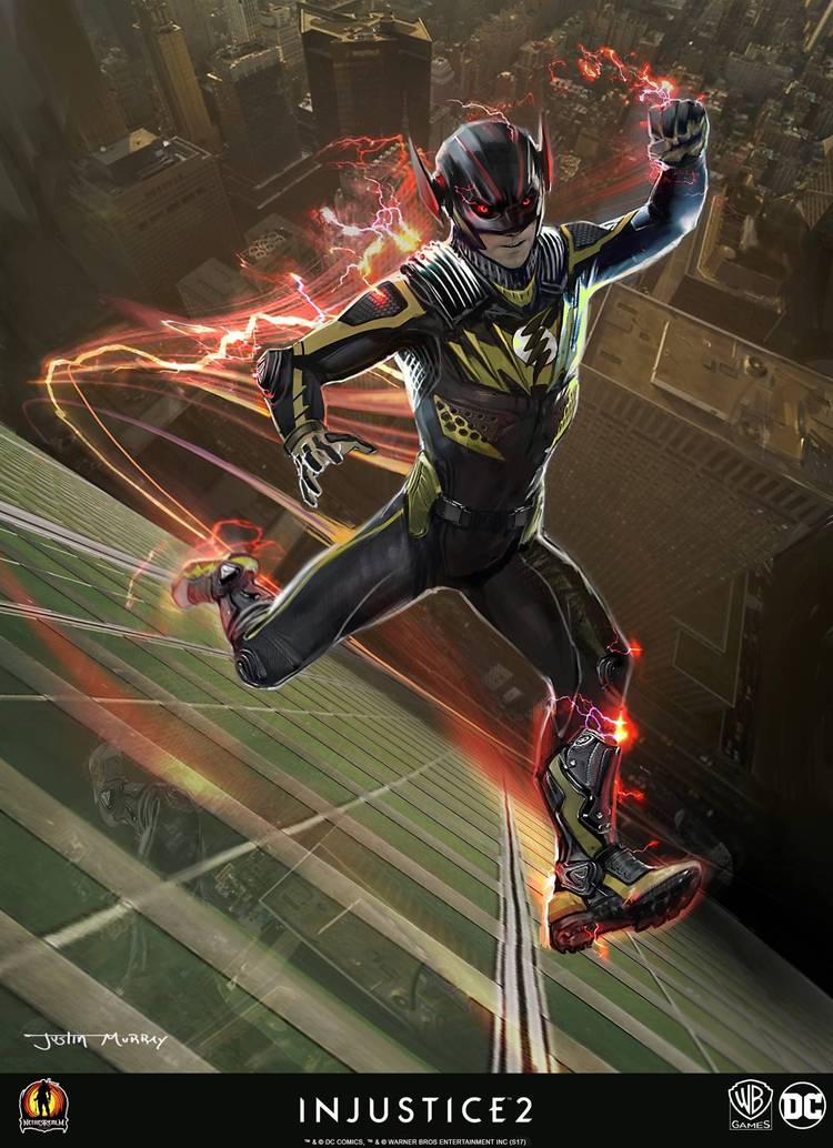 Injustice 2 Concept Artist Shares Red Hood, Power Girl and Zoom Designs
