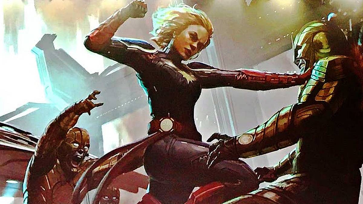 LOOK: Captain Marvel Concept Art Reveals Costume