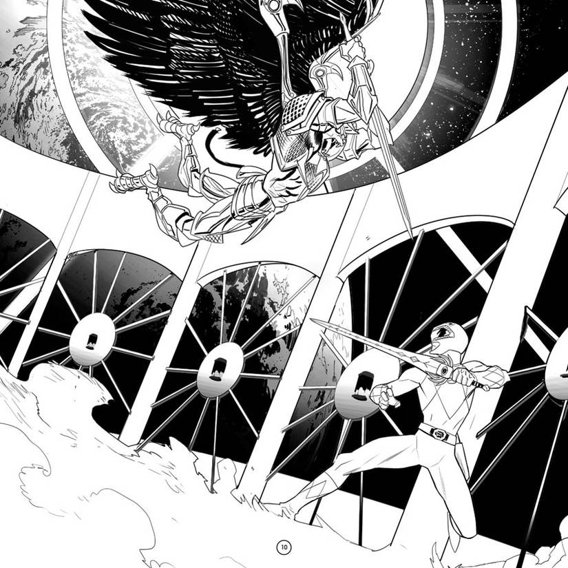 mighty morphin power rangers adult coloring book