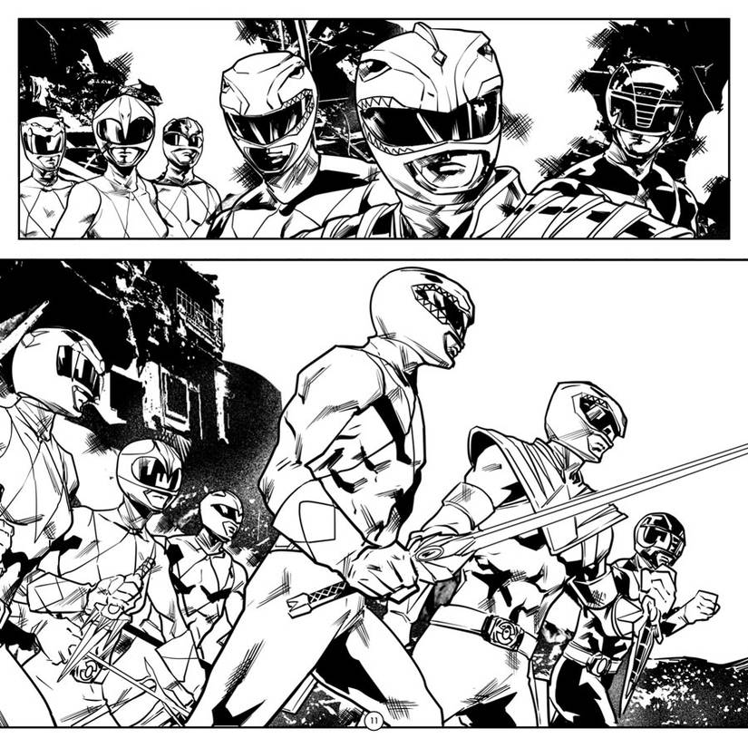 mighty morphin power rangers adult coloring book