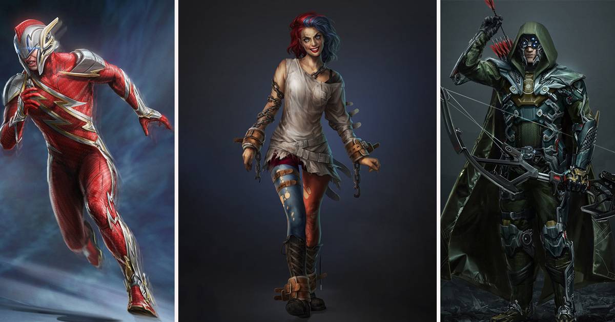 Le Concept Art De L'injustice Flash