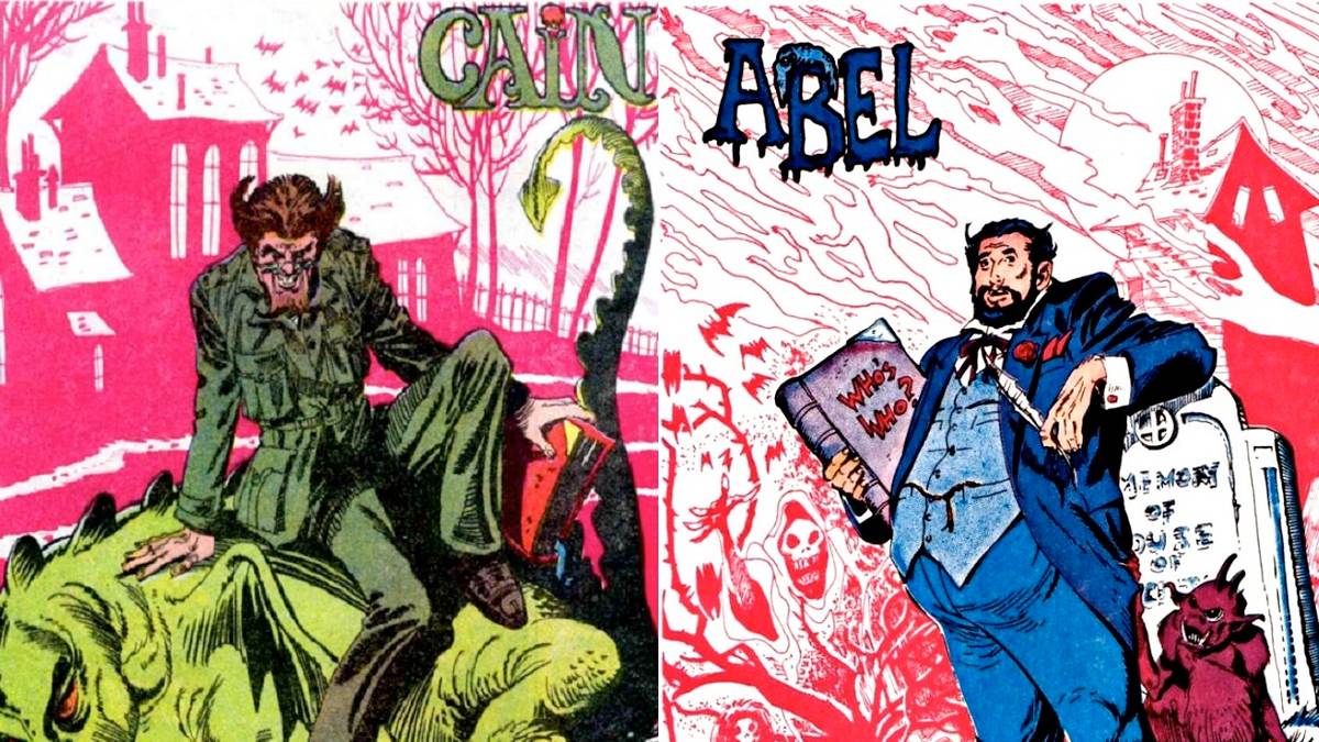 Which Comic Creators Were the Models for Cain and Abel?