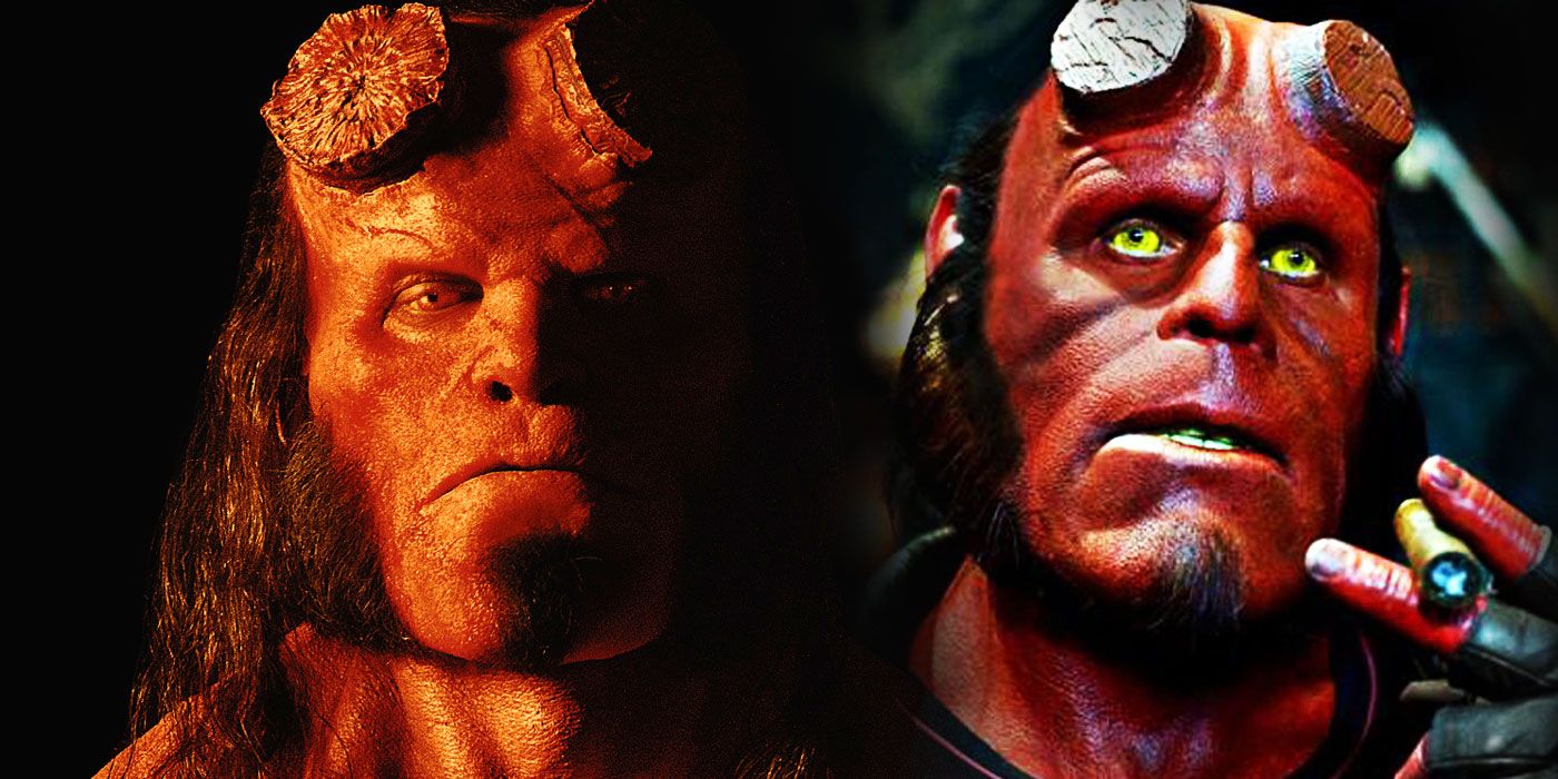 Hellboy Ron Perlman Face