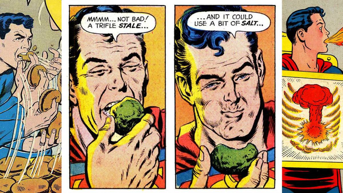 The Weirdest Things Superman Has Ever Eaten