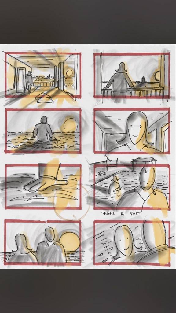 Zack Snyder Shares Storyboard of Justice League's Lois & Clark Scene