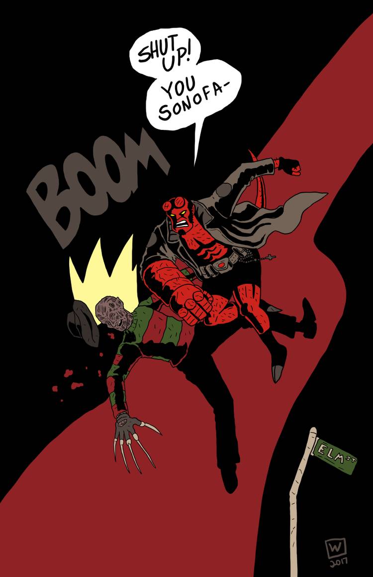 Line it is Drawn: Comic Book Characters in Horror Films!