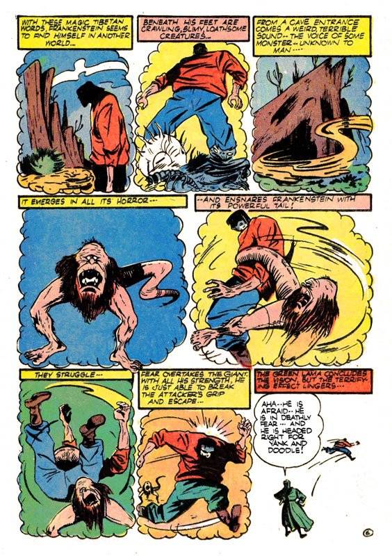 Did the First Comic Book Crossover Involve Frankenstein?