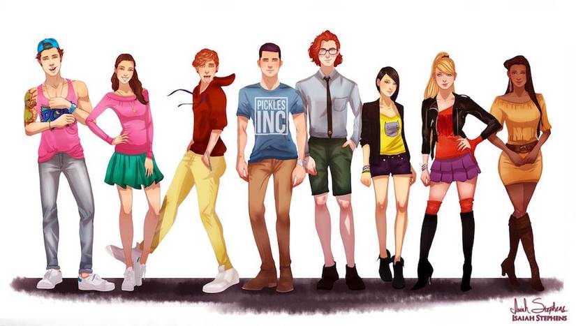 Grown UP Versions Of Cartoon Characters