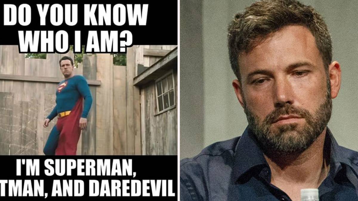 Ben Affleck Trieste Batman Meme Henry Cavill Reacts To Ben Affleck's