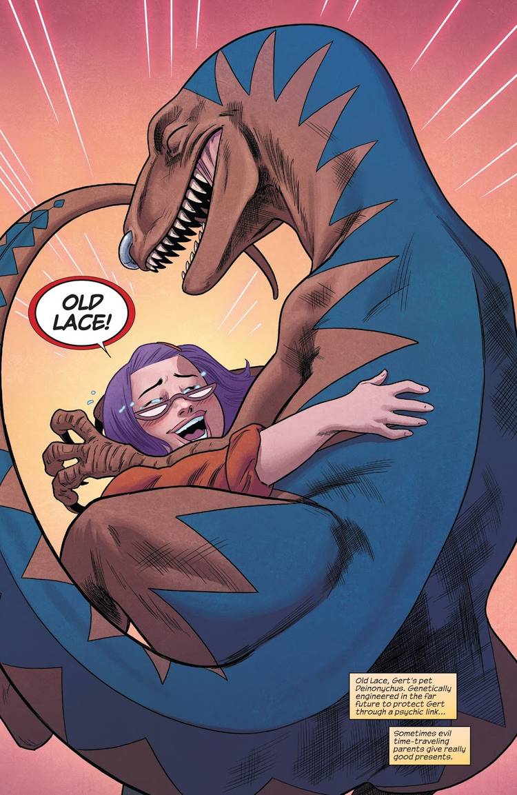 Marvel's Runaways Dinosaur, Old Lace, Explained