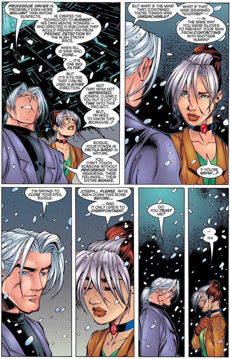Why Can't Rogue Touch People Without Absorbing Them?