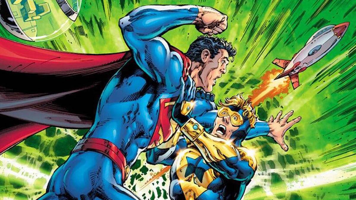 Superman, Booster Gold Travel to pre-explosion Krypton for Rebirth answers