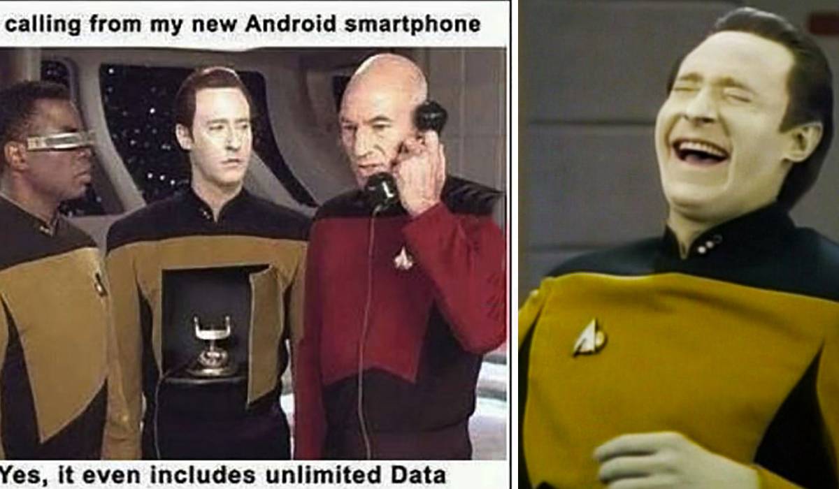 Star Trek Data Meme What's Better Star Wars Or Star Trek?