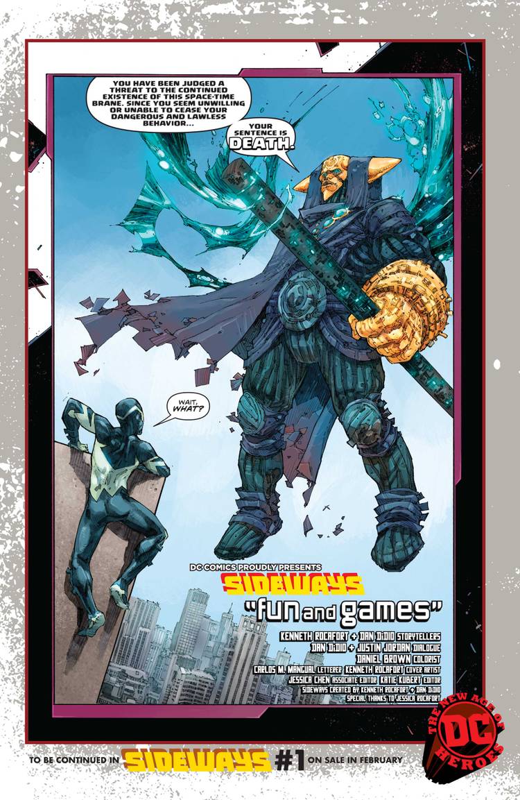 Sideways Preview - DC's New Age of Heroes Arrives