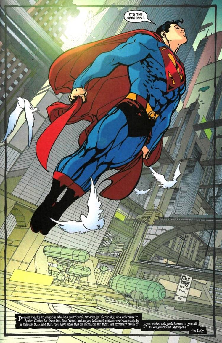 Joe Kelly Celebrates New Year's With Superman, Spider-Man and the X-Men