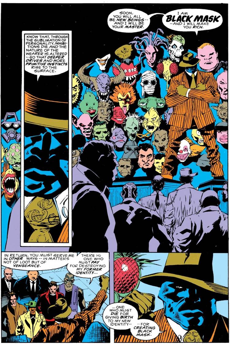 The Rise of Black Mask, Batman's Foe, to Prominence