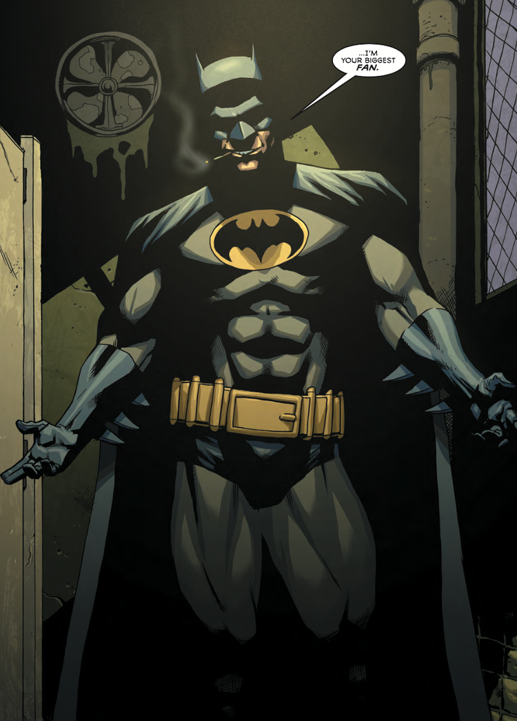 Justice League #36 Introduces a Chain-Smoking Batman Imitator
