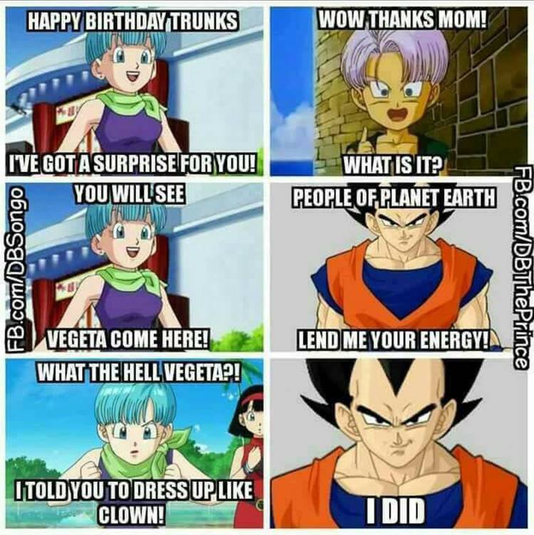 Funny Vegeta Memes