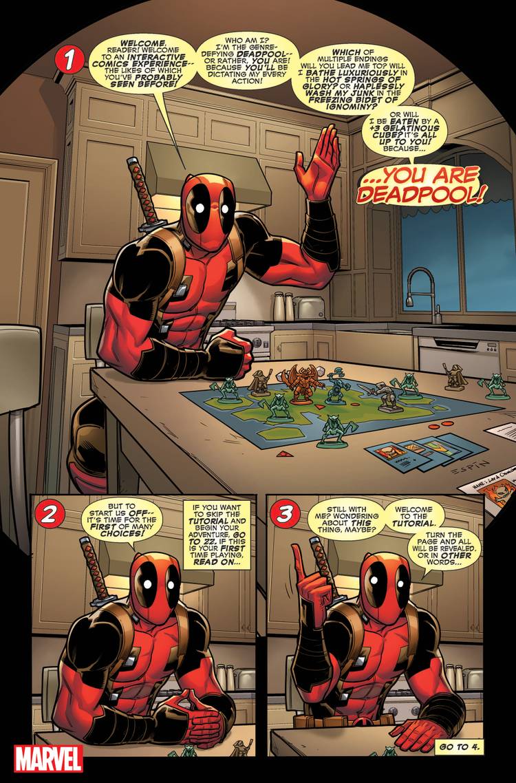 Marvel Announces Interactive You Are Deadpool Comic