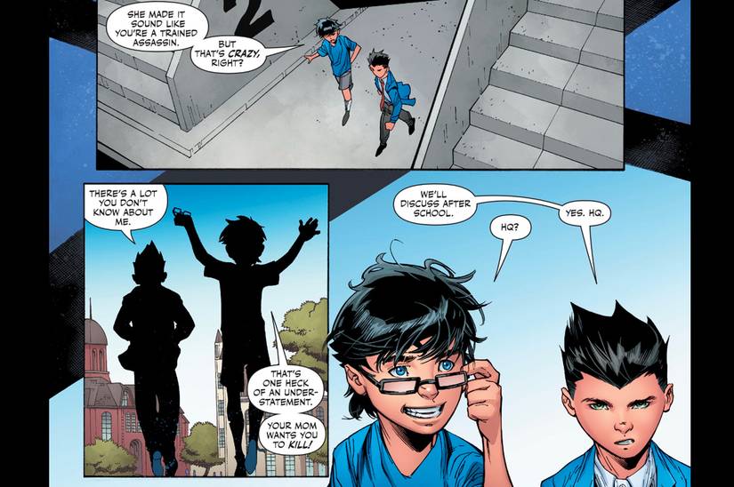 Superboy Learns Robin was Once an Assassin