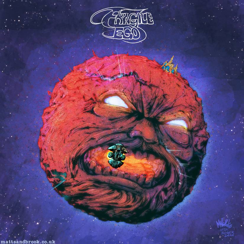 Comic Characters on Music Album Covers!