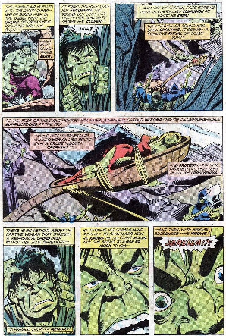 Was The Hulk's Love, Jarella, Not Intended to Stay Dead?