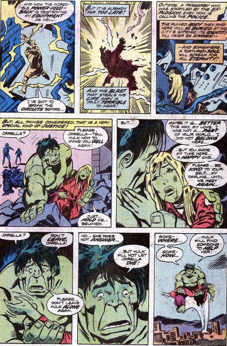 Was The Hulk's Love, Jarella, Not Intended to Stay Dead?