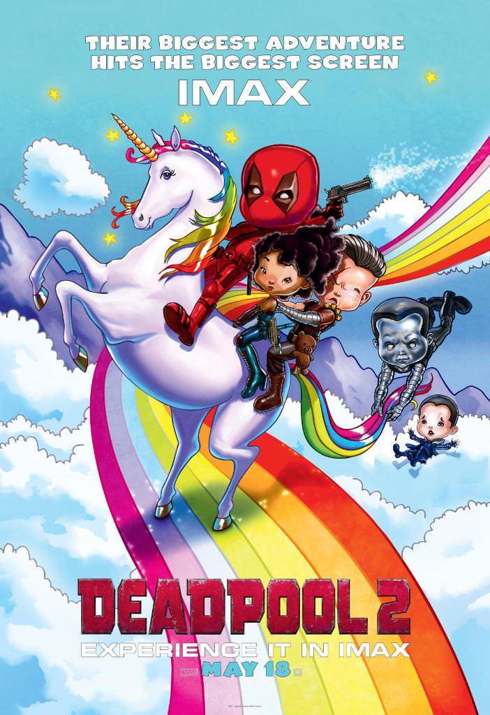 Deadpool 2 IMAX Poster Depicts A Cartoon Adventure