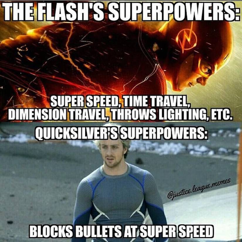 The Dankest Men Alive: 20 Quicksilver Vs. Flash Memes
