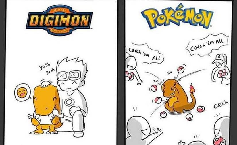 15 Hilarious Pokemon Vs. Digimon Memes